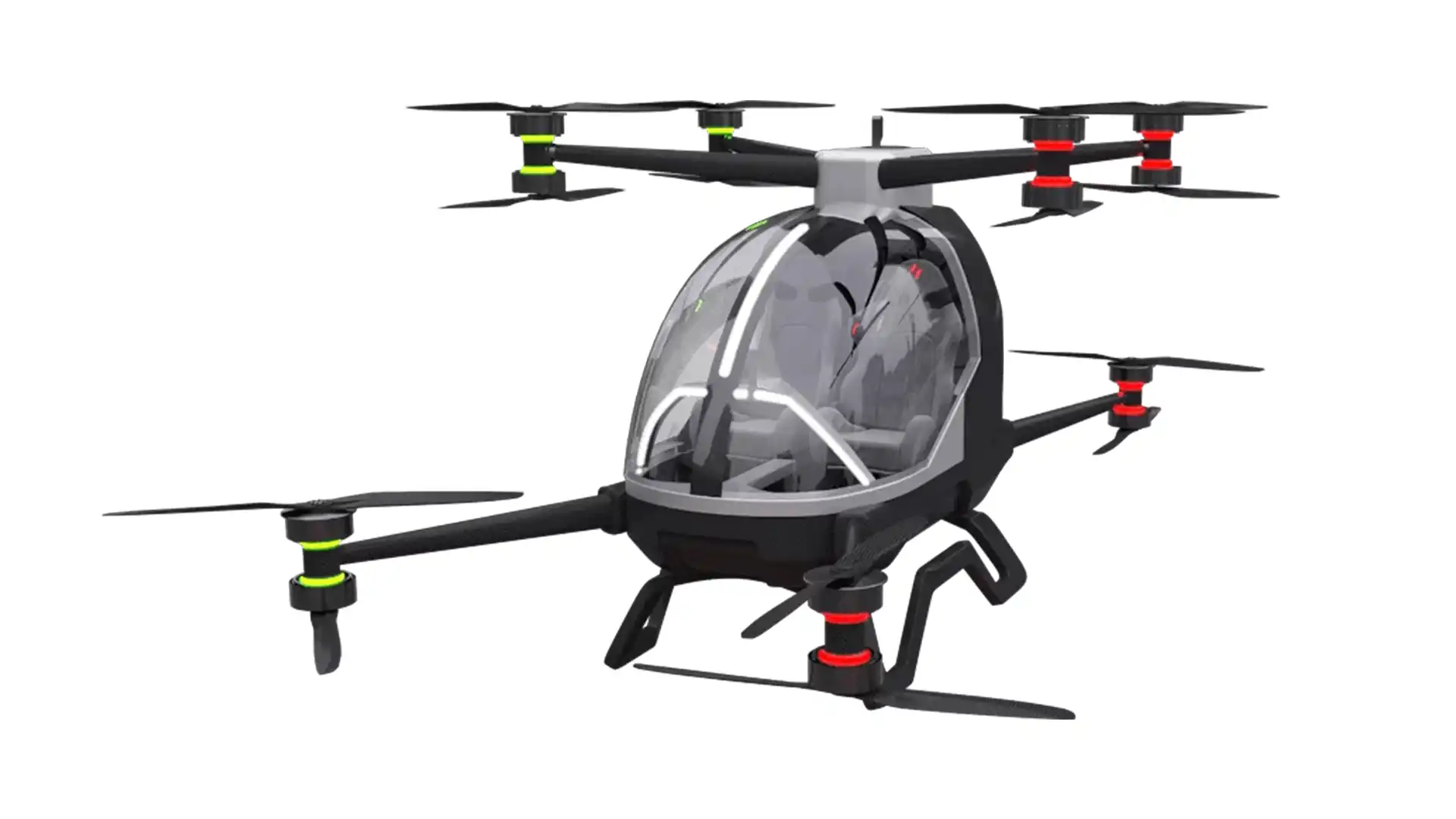 Multi-copter eVTOL Flying Taxi | Embention Projects