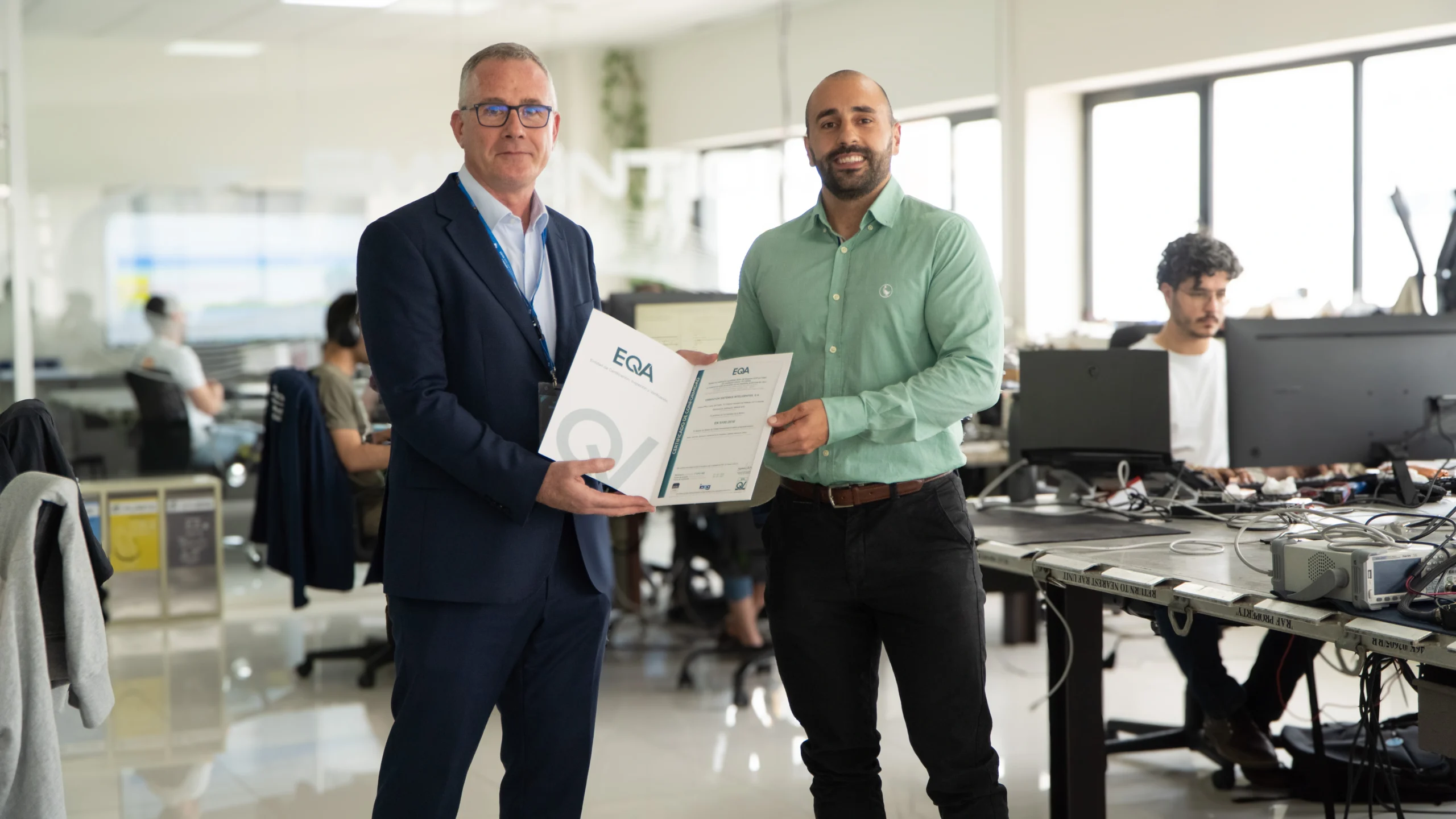 Embention is certified according to EN9100 quality standards.