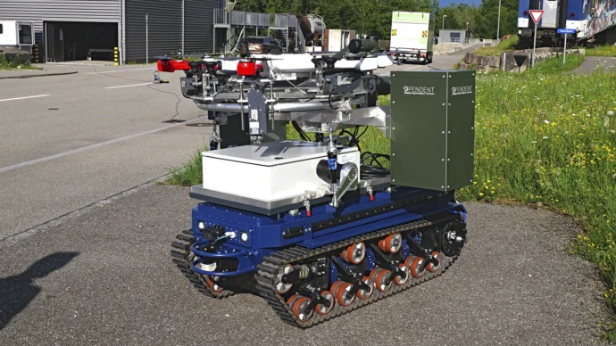 Autonomous Drone Ground Handling Station for Precision Landing